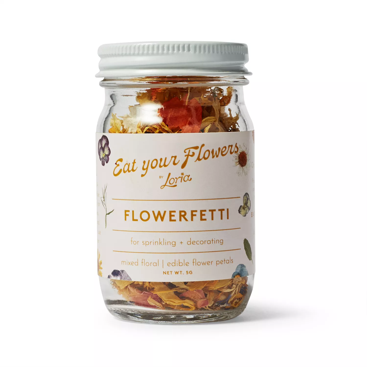 Eat Your Flowers Edible Flowerfetti™ Sprinkles | Sur La Table