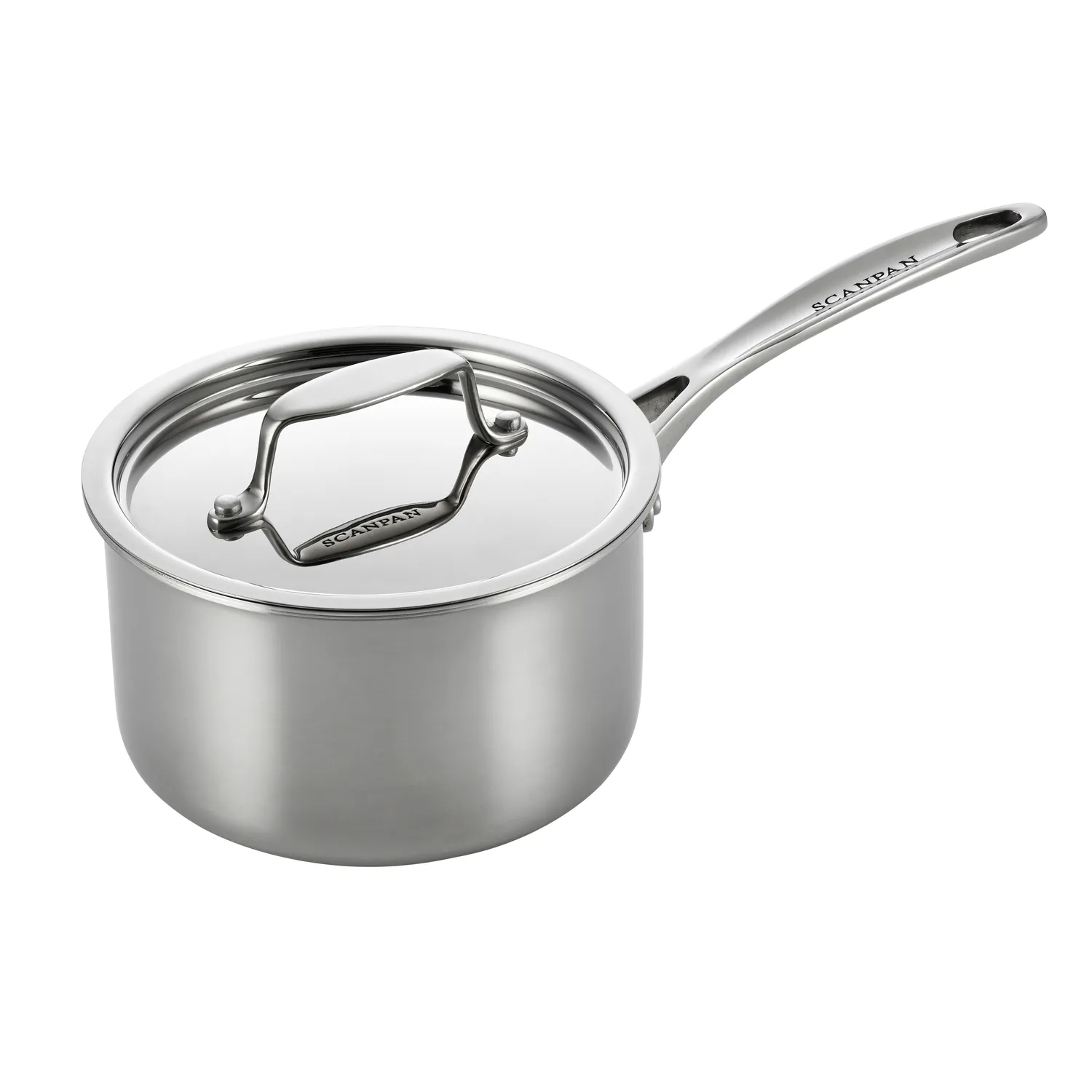 Scanpan Fusion 5 Stainless Steel Saucepan with Lid | Sur La Table