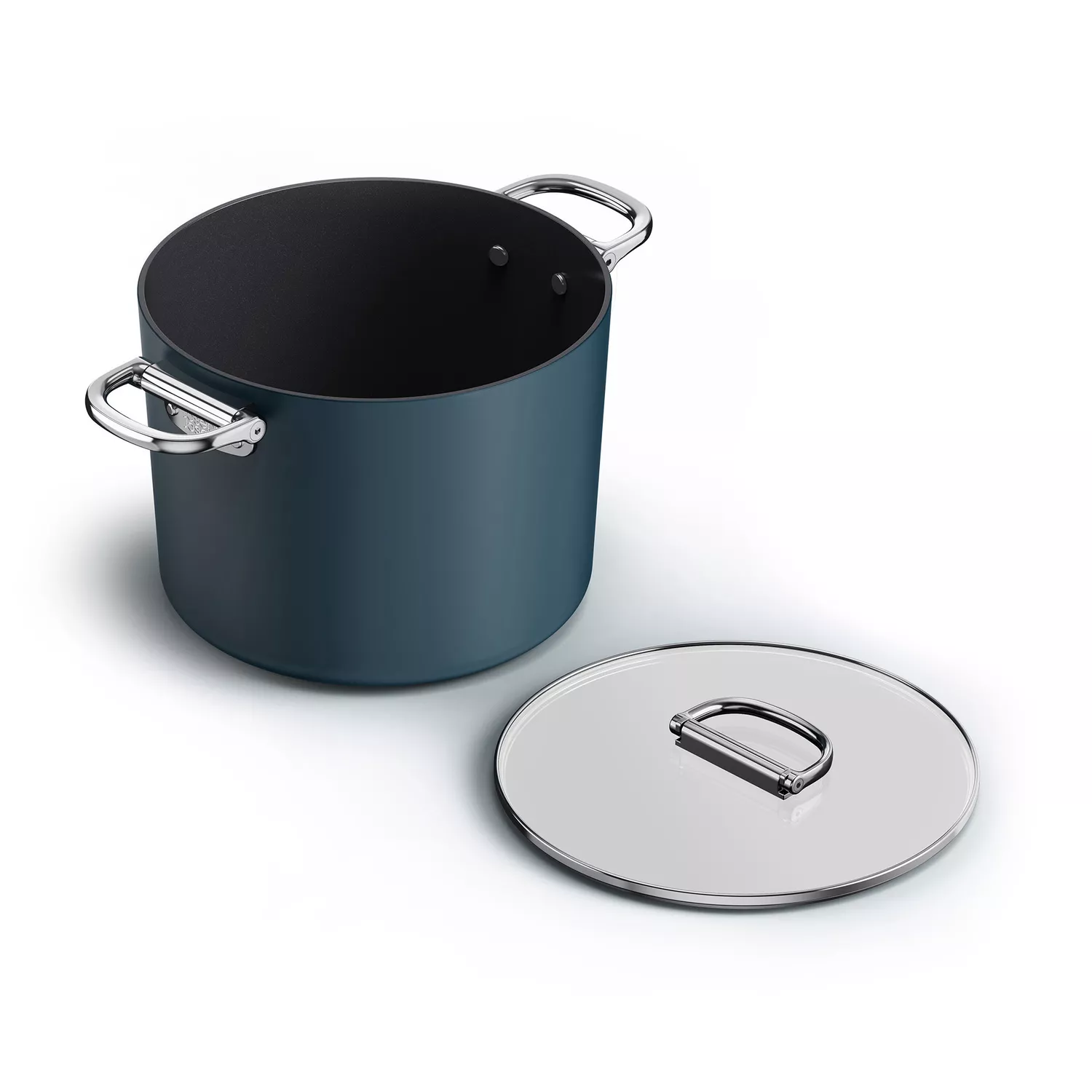 Joseph Joseph Space Ceramic Nonstick Stock Pot with Folding Handles ...